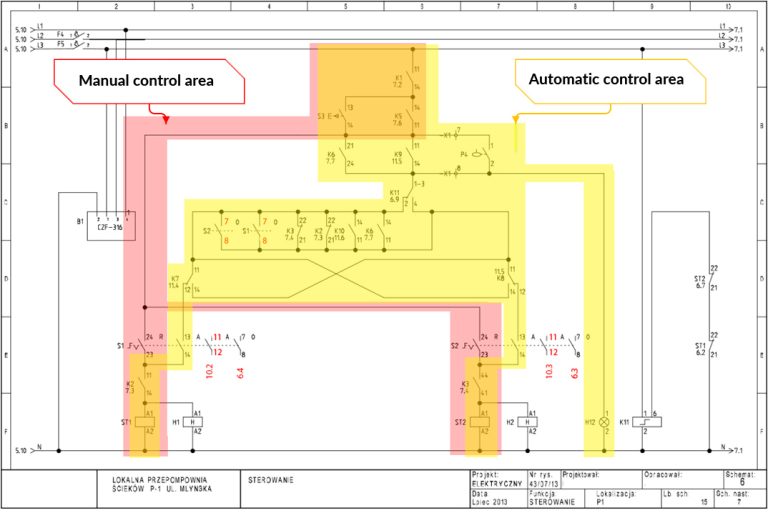 How to read electrical schematics? #6 CONTROL SYSTEMS p. 2/2 - Blog related to industrial ...